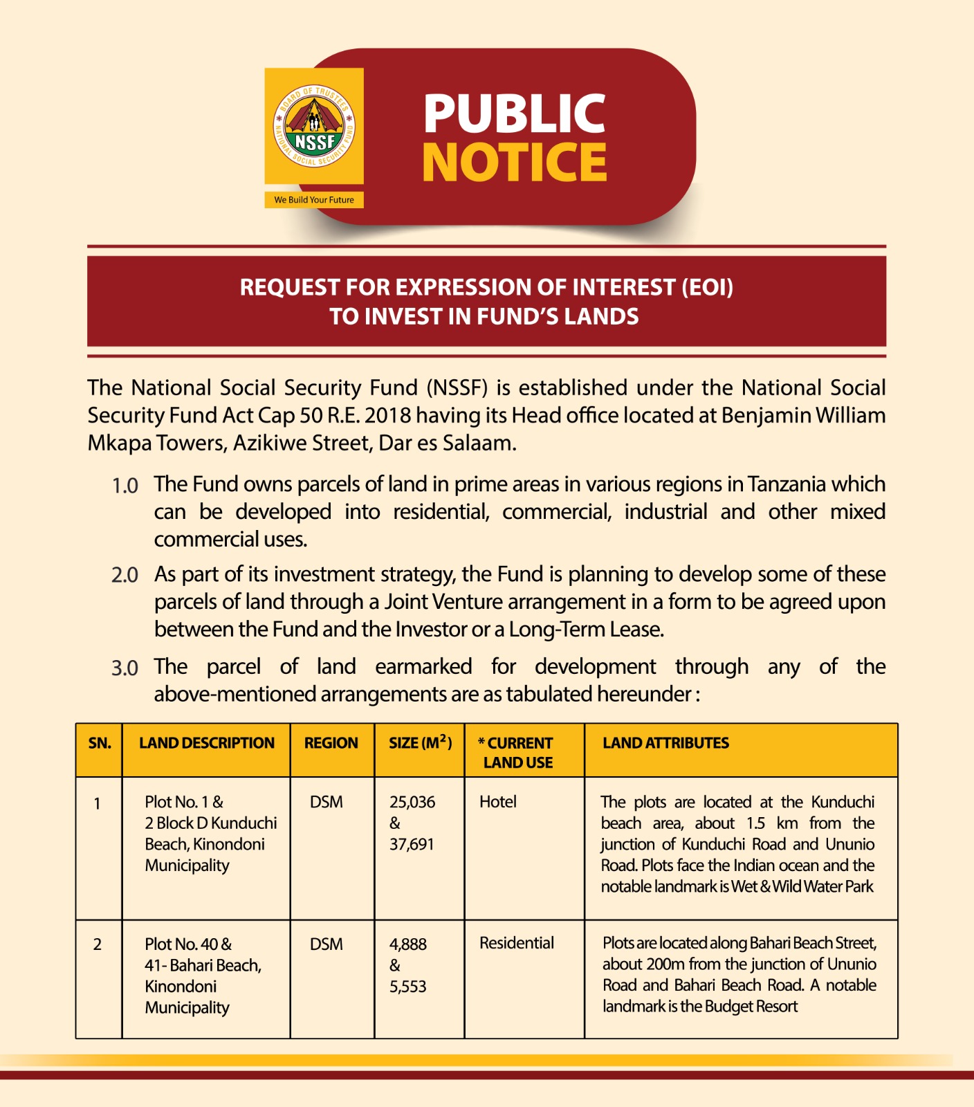 NSSF | News